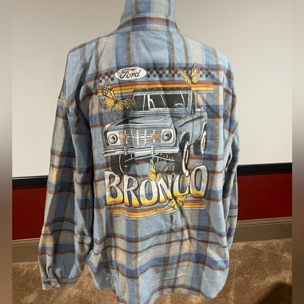 Ford Official Licensed. Bronco Plaid Button Up. Xxl. … - Gem